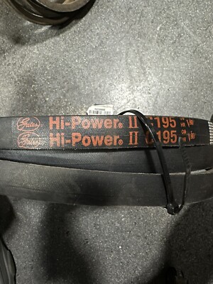 Gates C195 Hi-Power II Classical Section Wrapped V-Belt | eBay