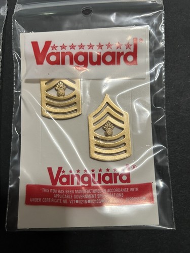 USMC MASTER GUNNERY SERGEANT GOLD RANK INSIGNIA CHEVRON (2) MARINES | eBay