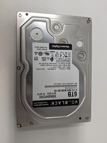 Western Digital Black 6TB 7200 RPM 3.5 inch WD6003FZBX Hard Disk WD (B7 ...