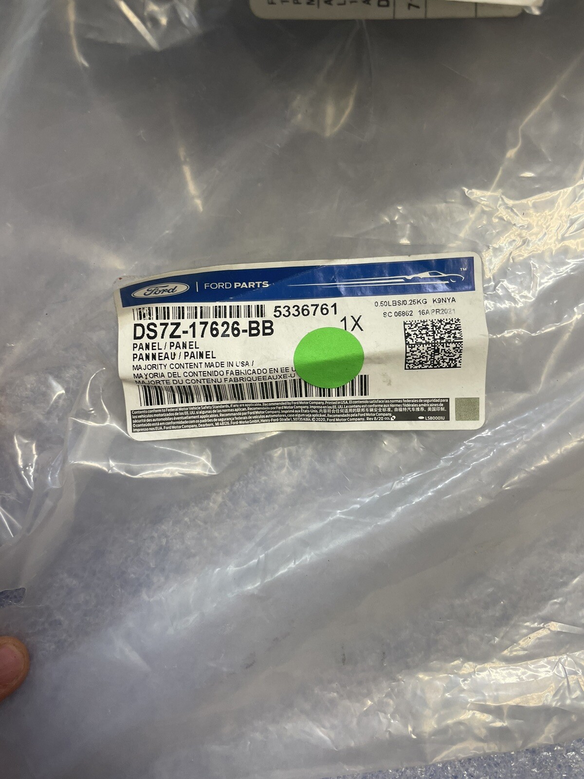 Genuine Ford Valance DS7Z-17626-BB. F6. Oem | eBay