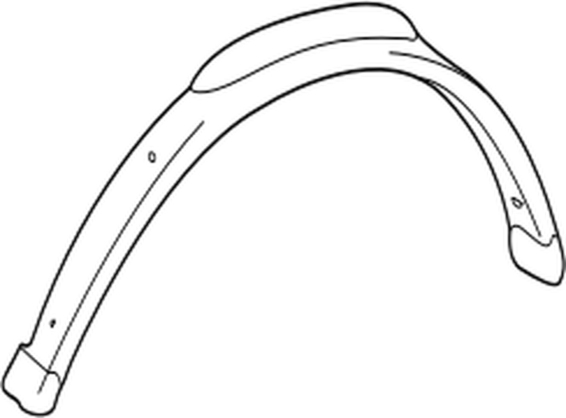 75871-24060 Toyota Moulding, front fender wheel opening, rh 7587124060 ...