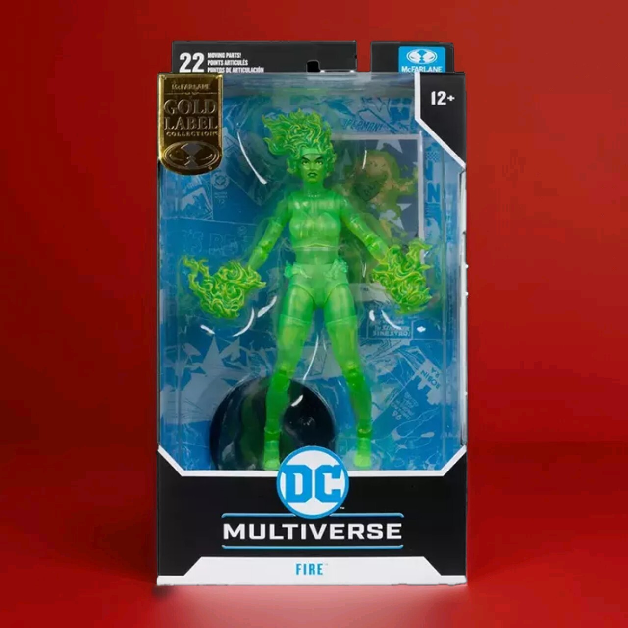Fire Multiverse DC 7-Inch Action Figure and McFarlane Gold Label