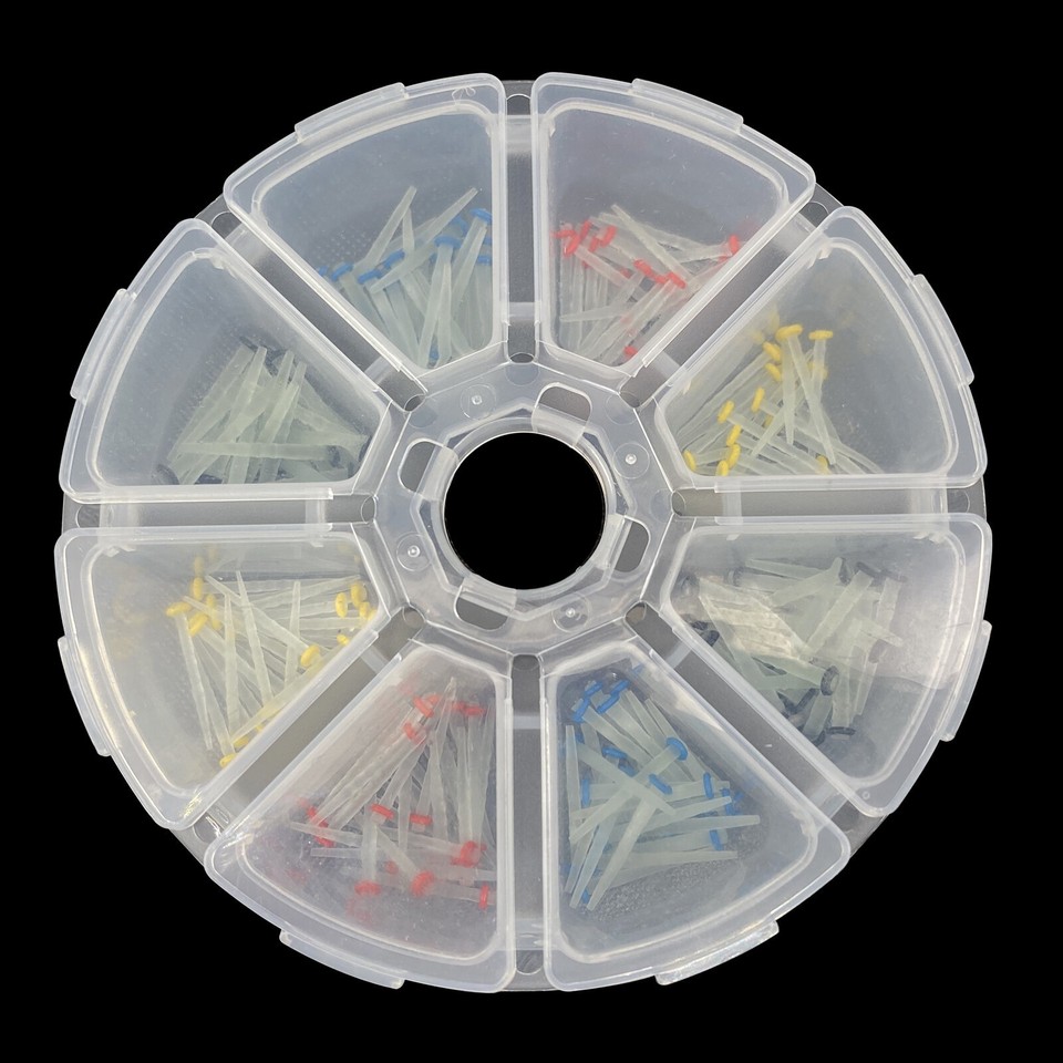 Dental Fiber Post Quartz Teeth Restorative Root Canal Pins 1.0/1.2/1.4 ...
