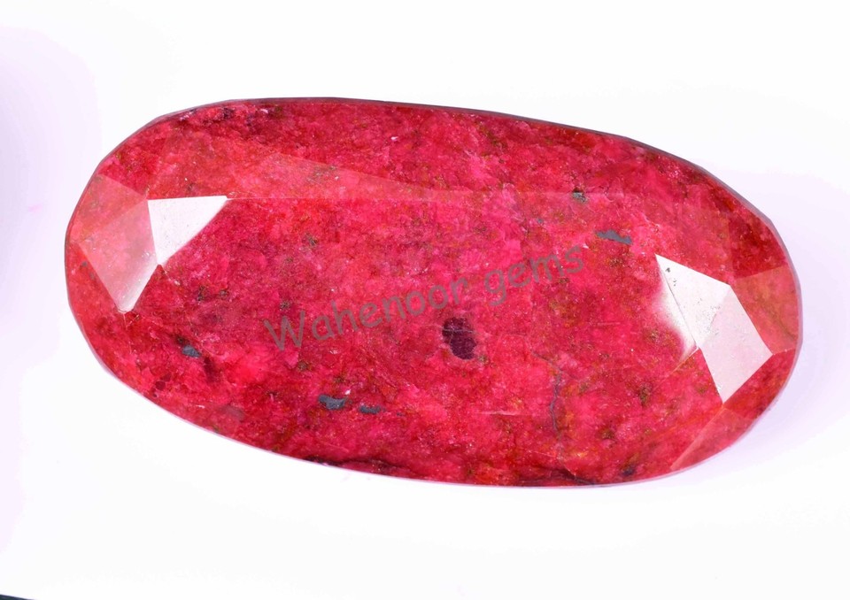 787.5 Ct Natural Huge Blood Red Ruby Oval AGL Certified Loose Gemstone ...