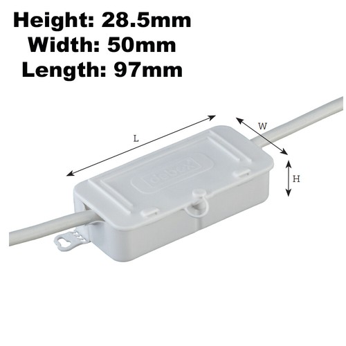 Electrical Junction Box 24A 240V 4 Pole Terminal Block Inline Wire Choc ...
