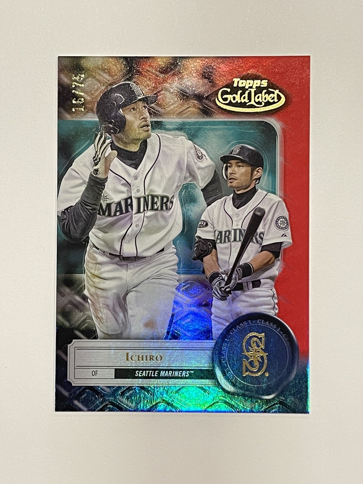 2022 Topps Gold Label - Class 1 Red #17 Ichiro Suzuki /75 for sale ...