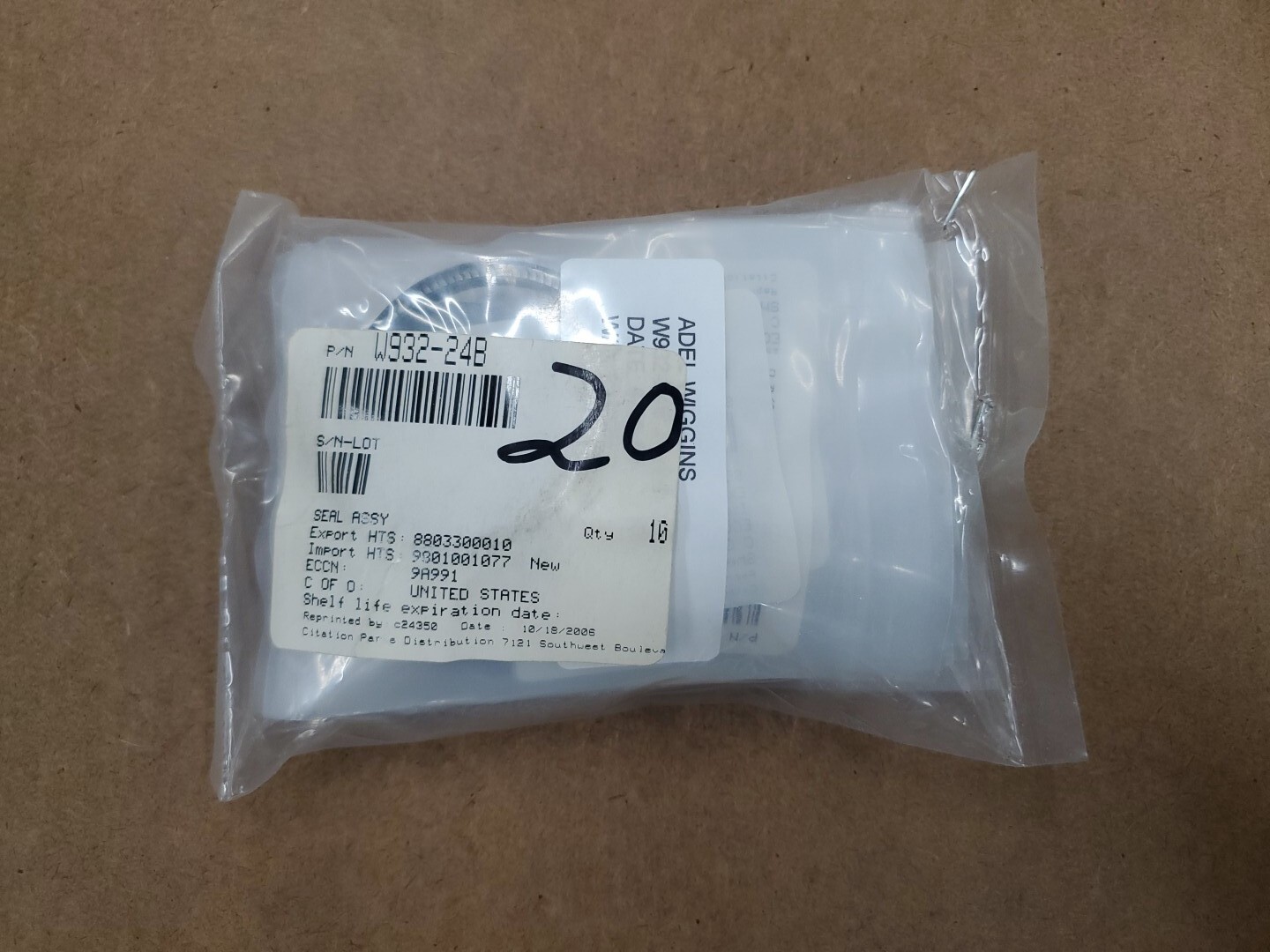 Lot of 10 NOS W932-24B Wiggins Seal | eBay