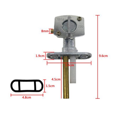 Universal Fuel Petcock Gas Tank Switch Valve For 49CC Motorcycle ATV ...