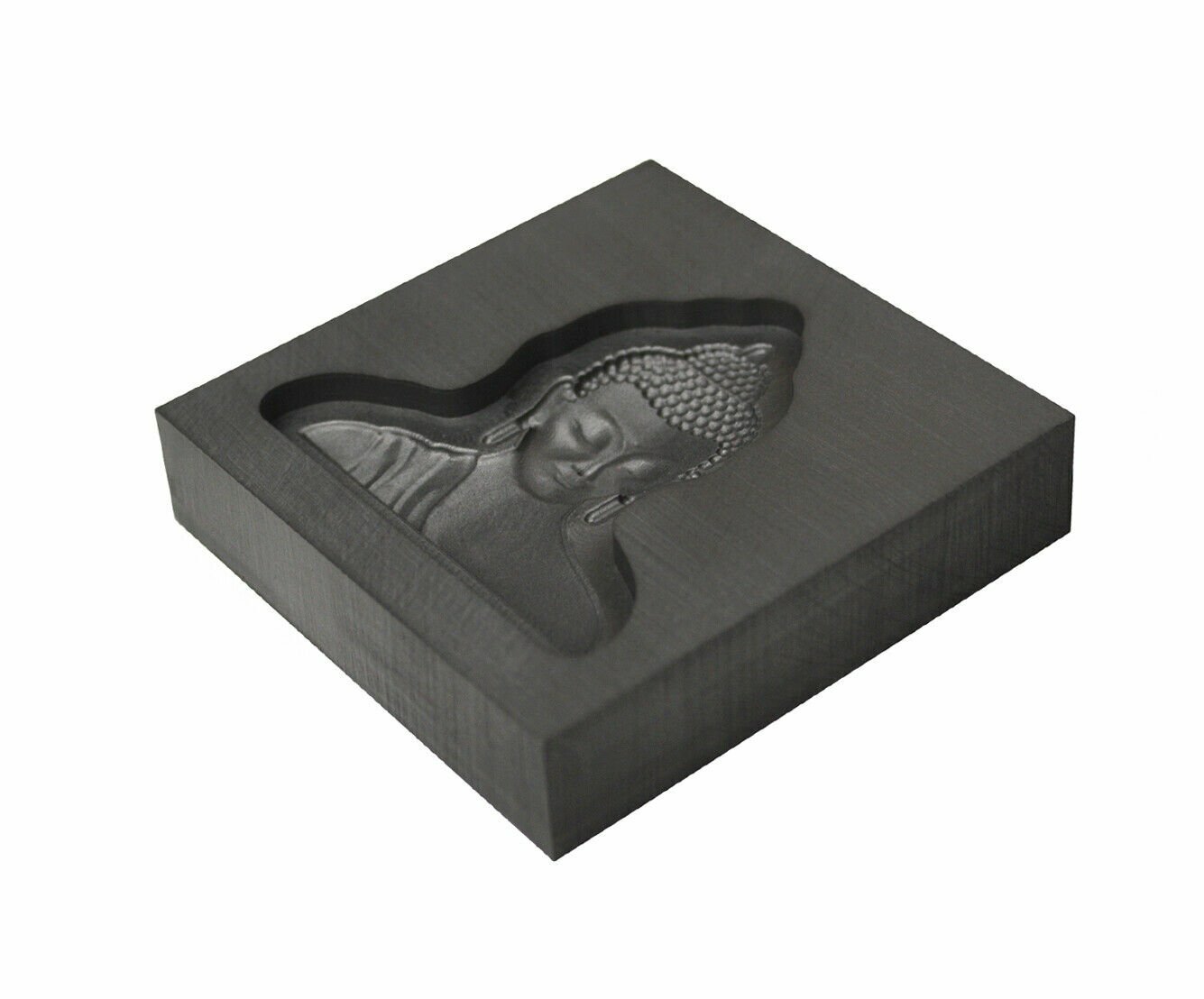Small Buddha 3D Graphite Ingot Mold Silver Gold Copper Aluminum Metal ...