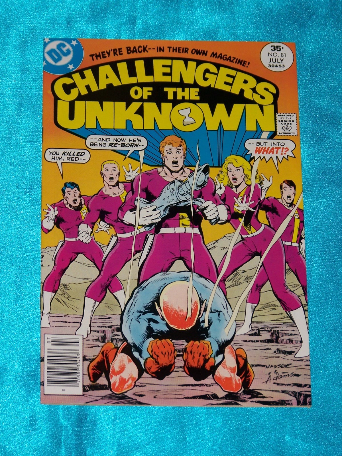CHALLENGERS of the UNKNOWN # 81, July 1977, Mike Nasser Art, VERY FINE ...