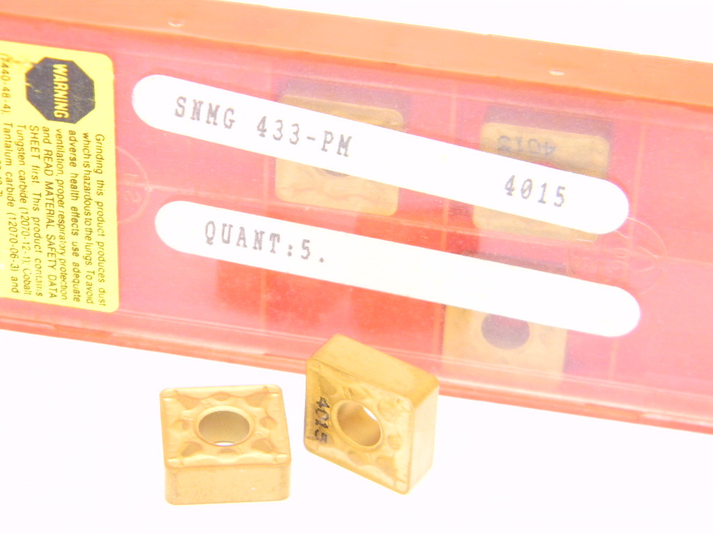 NEW SURPLUS 5PCS. SANDVIK SNMG 433-PM GRADE: 4015 CARBIDE INSERTS | eBay