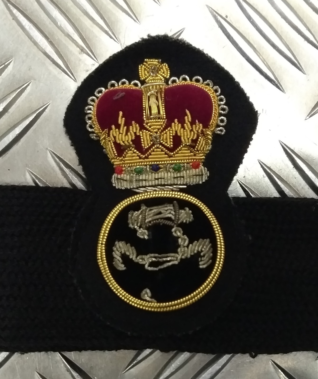 Genuine British Royal Navy Officers / CPO / PO Peaked Dress Cap/Hat ...