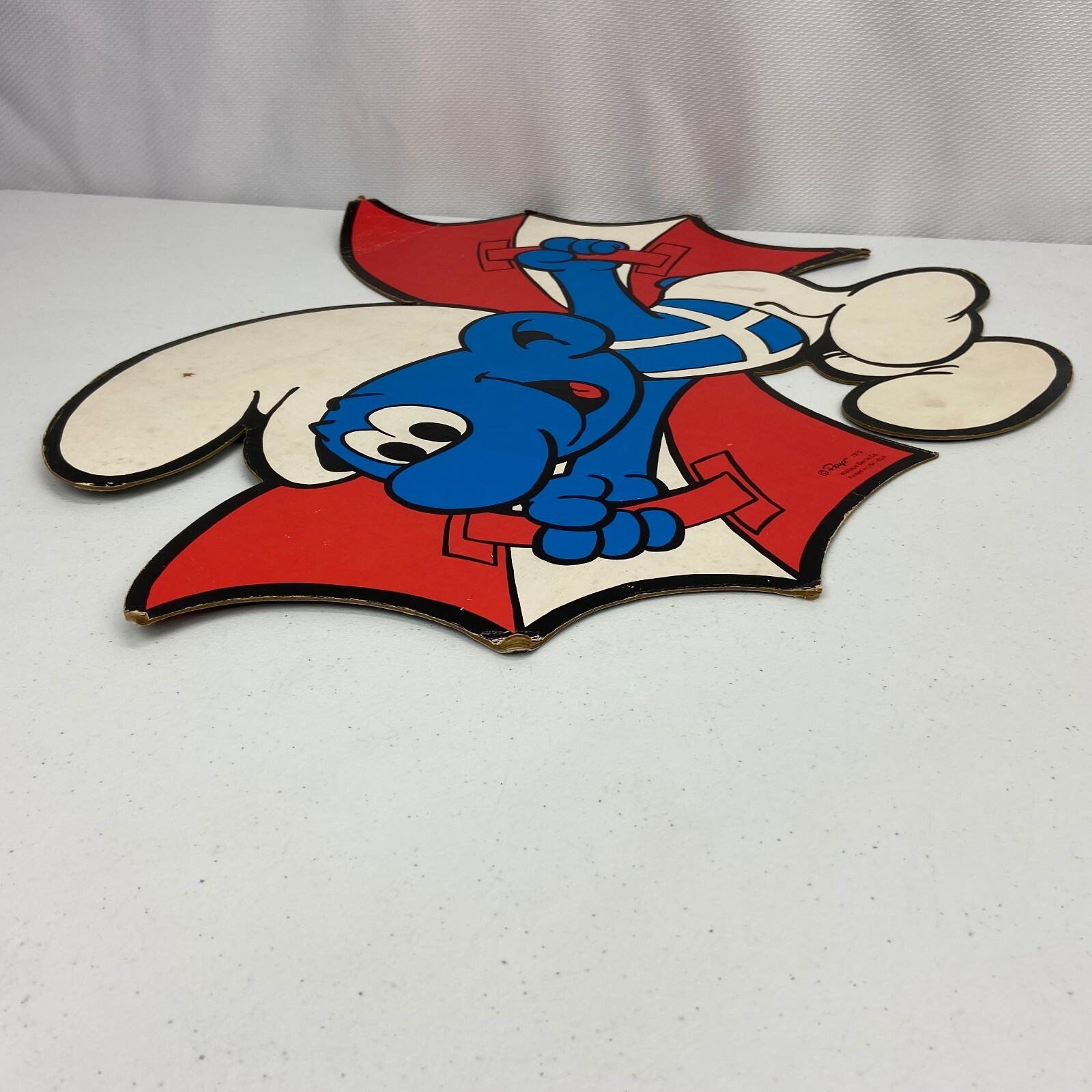 1979 80's Vintage Smurfs Flying Figure Hanging Store Display Peyo USA ...