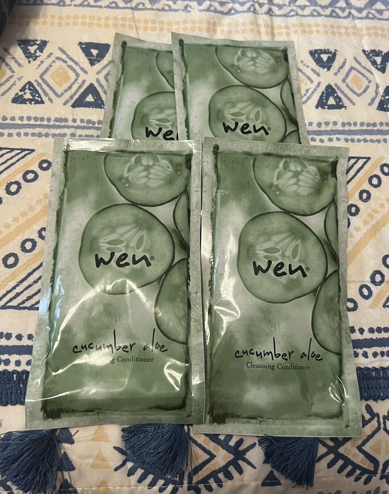 Wen Travel/Trial Size Packet 2 oz Cleansing Conditioner - Cucumber Aloe ...