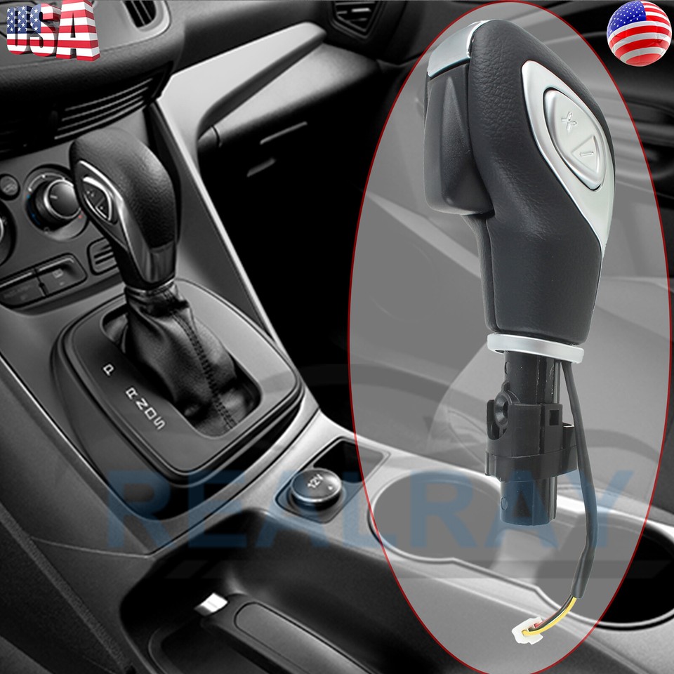 New Gear Shift Knob Shifter Lever For 2013 2014 2015 Ford Escape 1.6L 2 ...