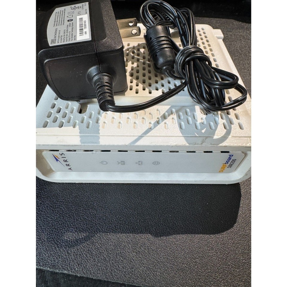 Arris SURFboard SB8200 DOCSIS 3.1 Cable Modem - White (w/ Power Adapter ...