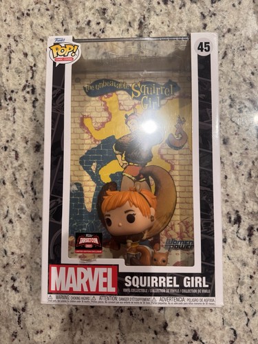 Funko POP! Comic Cover: Marvel Squirrel Girl Vinyl + Protective Case ...