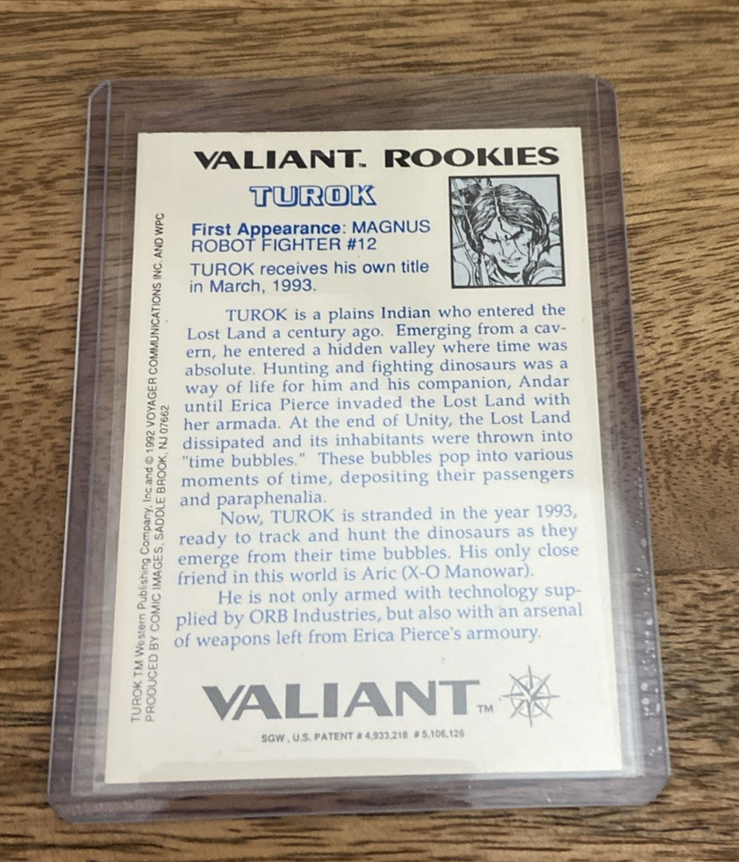 1992 COMIC IMAGES UNITY 6-CARD VALIANT ROOKIES CHROMIUM INSERT SET | eBay