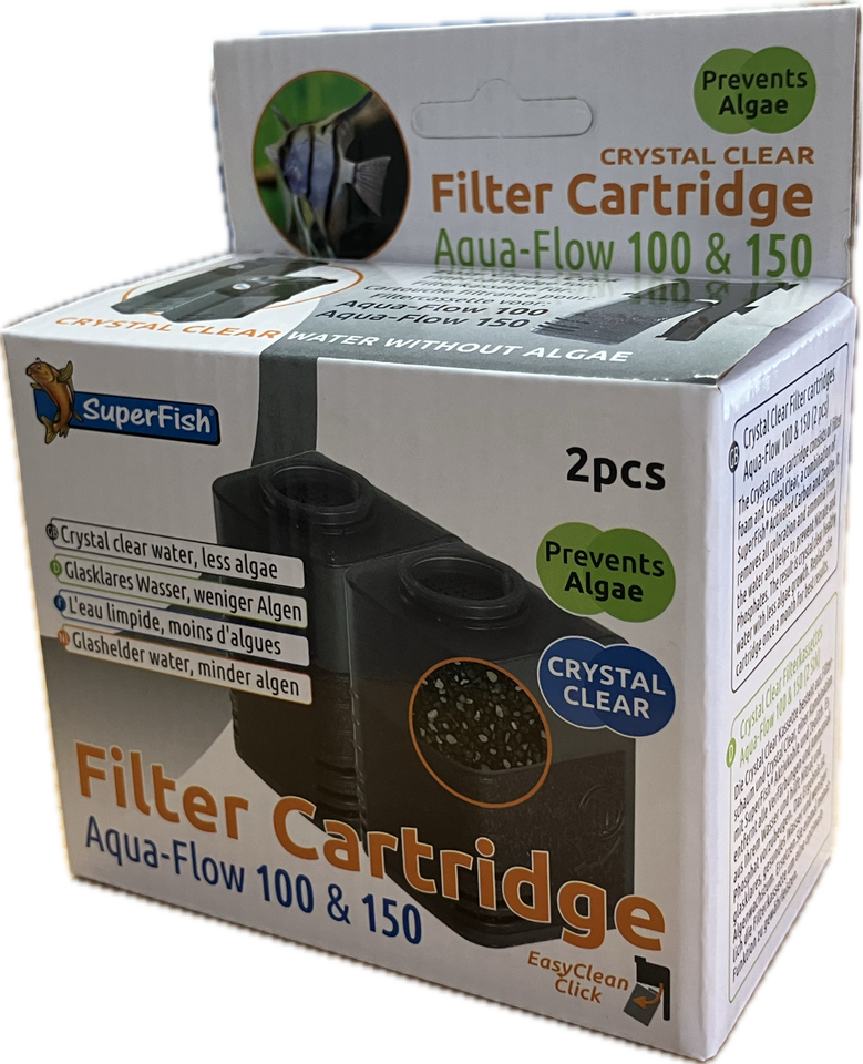 Superfish Aquaflow Crystal Clear Aquarium Filter Cartridge 50 100 200 ...