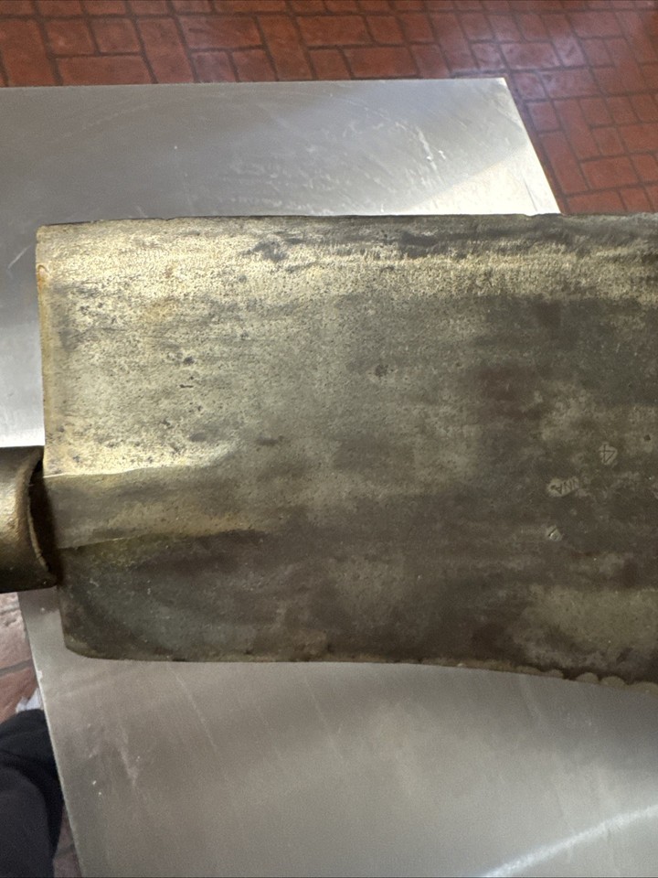 Antique Wm. Beatty & Son #4 Meat Cleaver Cast Steel Chester LARGE ...