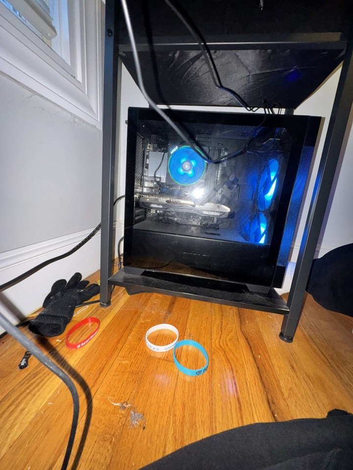 PowerSpec G517 Gaming PC Ryzen 7 5800X3D RX 7600 16GB 500GB SSD + KB ...