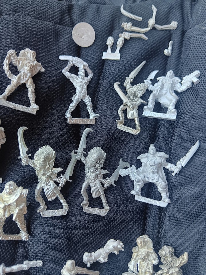 Minatures Lot Warhammer 40k Citadel D&D HHG Ral Partha Maurauder RPG parts As Is | eBay