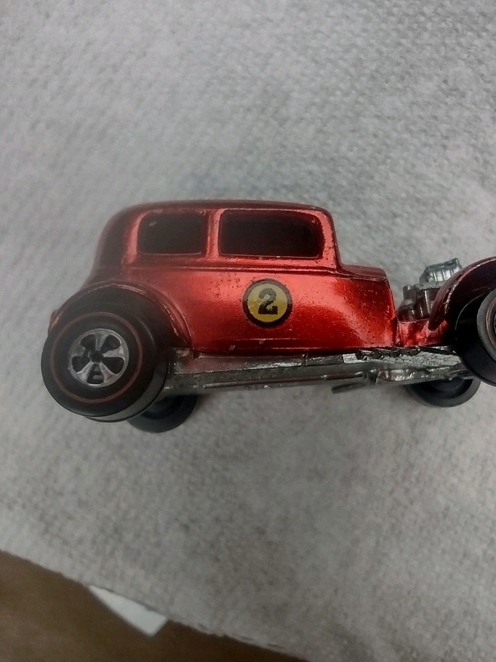 Hot Wheels Redline 1968 Classic 32 Ford Vicky Coupe Red/ Black Roof | eBay