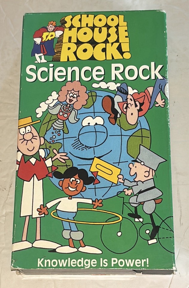 Lot 4 School House Rock VCR/VHS Tape; Knowledge is Power/America ...