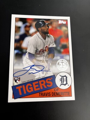 2020 Topps - 1985 Topps Baseball Autographs #85A-TD Travis Demeritte ...