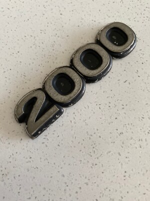 2000 Badge, Genuine Original, Ford Cortina Or Sigma Or Chrysler? FREE ...