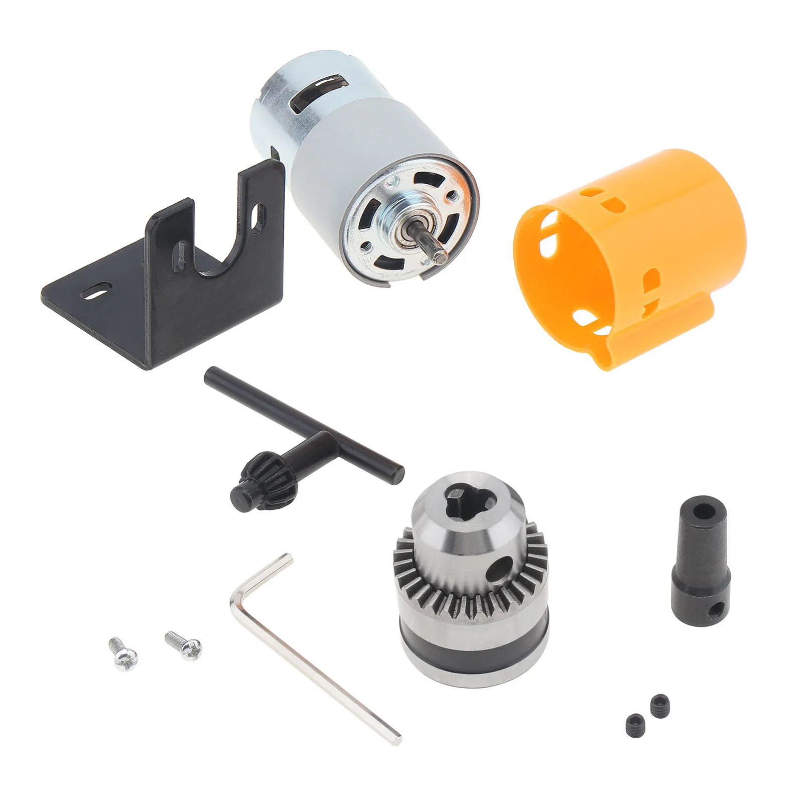 12V/24V 775 DC Motor DIY Bench Drill 0.6-6mm B10 Chuck Table Drill Bit ...