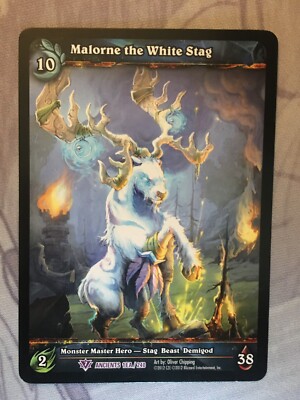 World of Warcraft TCG Full Art Promo Malorne the White Stag | eBay