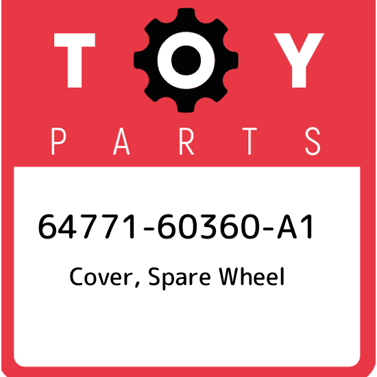 64771-60360-A1 Toyota Cover, spare wheel 6477160360A1, New Genuine OEM ...
