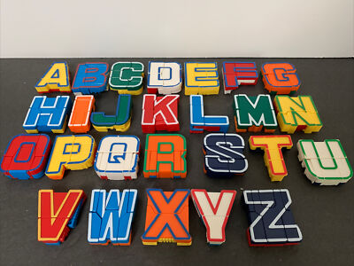 Alpha-Bots Transforming Alphabet Letters Complete Set of 26 Letters | eBay