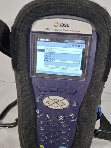 JDSU DSAM-6300 Digital Service Analysis Meter Working with Charger | eBay
