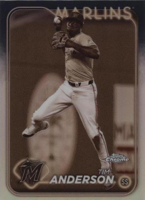 2024 Topps Chrome - Tim Anderson #204 Sepia Refractor for sale online ...