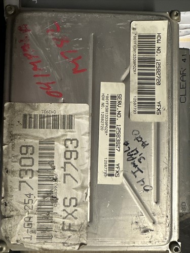 OEM ECU ENGINE CONTROL MODULE [CHECK PART#] 12583827 | eBay