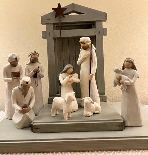 Vintage Demdaco Willow Tree Nativity Scene, Creche -9 total pieces-$185 ...