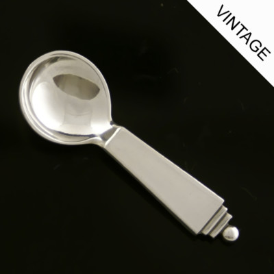 Georg Jensen Silver Salt Spoon 103 - Pyramid/ Pyramide | eBay