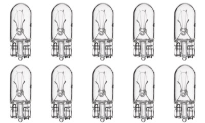 Box of 10 #194LL Long Life 194 Lamp Auto Bulb Automotive Lightbulb 14V ...
