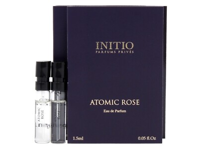 INITIO ATOMIC ROSE EDP 1.5ml .05fl oz x 2 COLOGNE PERFUME SPRAY SAMPLES ...