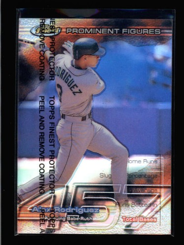 1999 Topps Finest - Prominent Figures Alex Rodriguez #PF50 /457 for ...