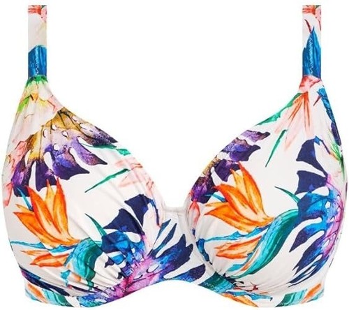 Fantasie MULTI Paradiso Gather Full Cup Bikini Swim Top, US 32G, UK 32F ...