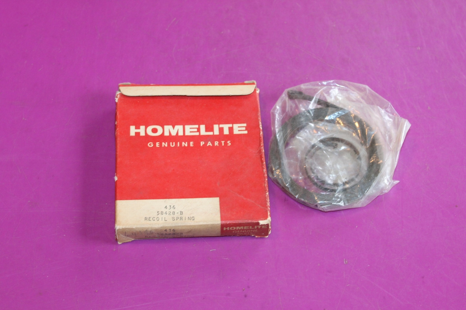 NOS Homelite Recoil Spring. Part 58428-B. Acquired from a closed ...