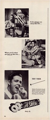 Print Ad Life Savers Candy 1946 Pep-O-Mint Half-Page Magazine 5"'x12 ...