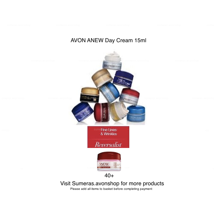 Avon Anew Anti-Aging Day Creams 50ml & Travel Size15ml ~ Free P&P ...