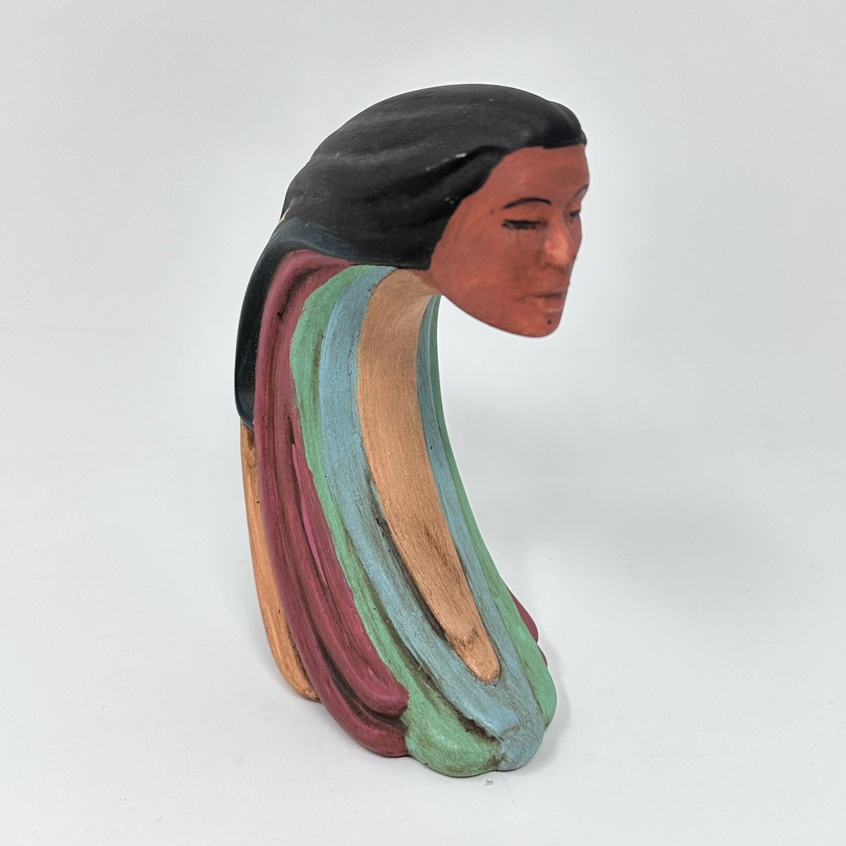 Native American Indian Ceramic Wind Spirit Girl Figurine