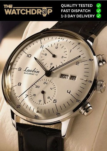 Luobin Automatic Men's Mechanical Luxury Watch 3ATM Chronograph Watch ...