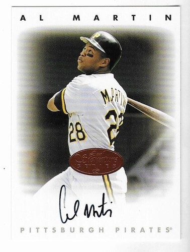 Al Martin 1996 LEAF MLB SIGNATURE SERIES AUTOGRAPH CARD Pirates AUTO ...