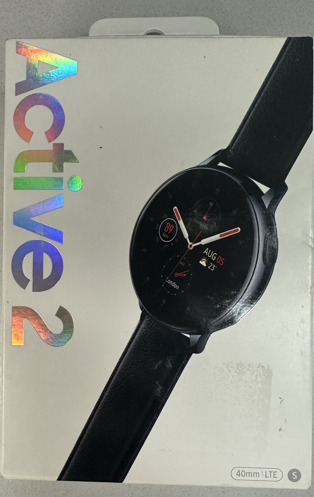 Samsung Galaxy Watch Active 2 SM-R835 40mm Stainless Steel Case with ...